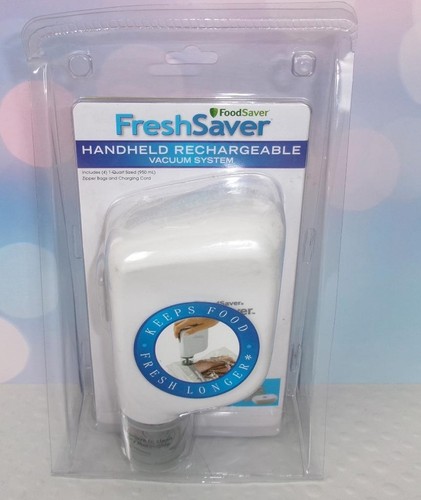 FoodSaver FreshSaver Handheld Rechargeable Vacuum Sealing System NEW ...