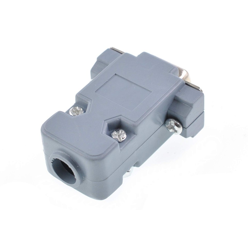 10 Sets Solder Cup DB15 VGA Female Connector with Plastic Hoods Kit for ...