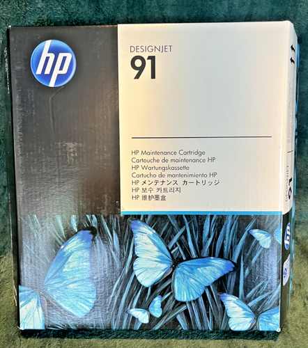 November 2019 Genuine HP 91 DesignJet Maintenance Cartridge C9518A | eBay