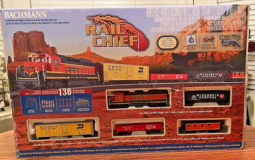 TRAINS ELECTRIC - Rail Chief Train Set BAC706 - HO BACHMANN | eBay