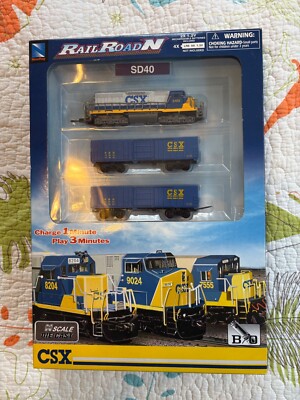 Vintage RailRoadN, CSX Train Set, N Scale, Die Cast, NIB! | eBay