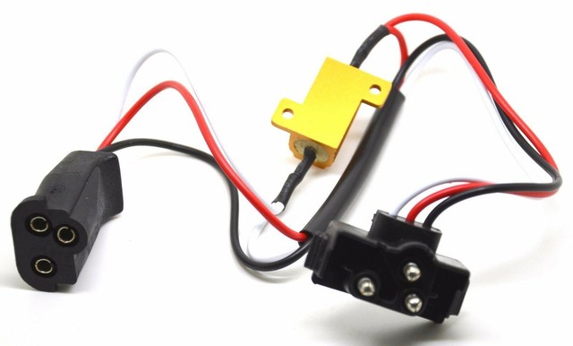Wire Light Pigtail 3 Prong LED Load Resistor Plug 2 Amp Peterbilt ...