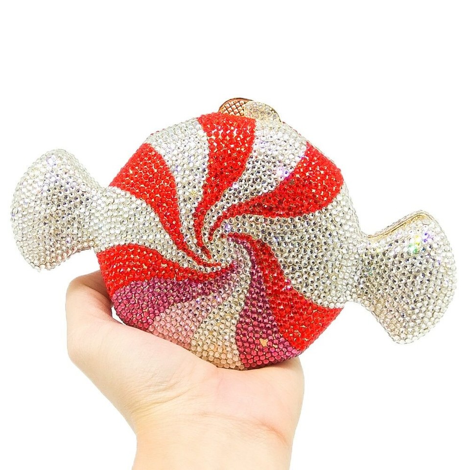 Multicolored Candy Clutch Women Crystal Evening Bag Cocktail Handbag ...