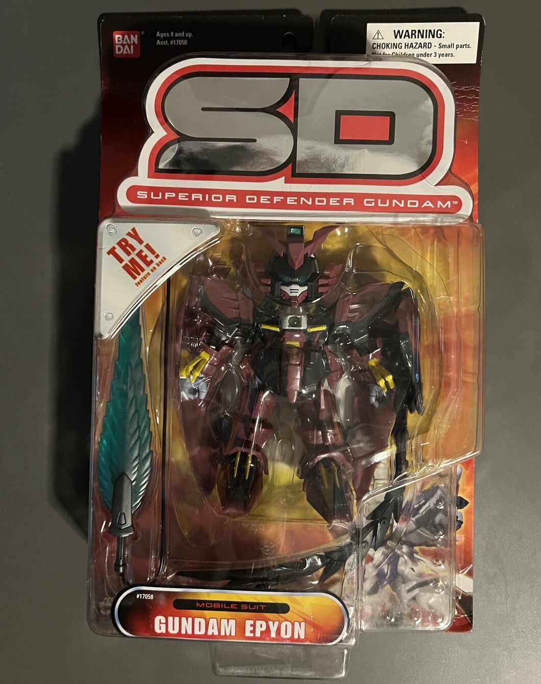 Bandai Gundam SD - Gundam Epyon 5" Figure Superior Defender NEW, Lights ...