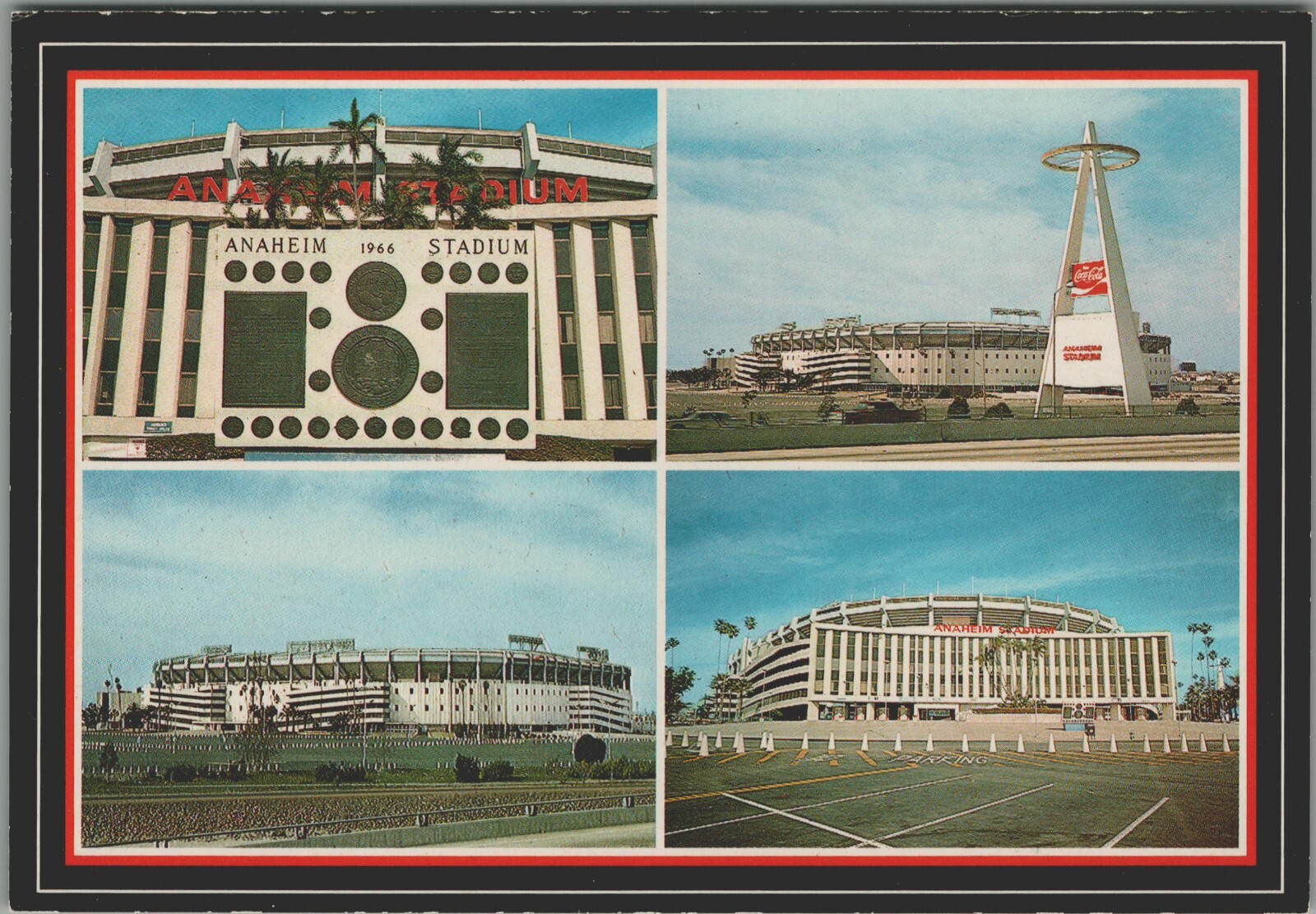 California Angels BB Rams FB Anaheim Stadium 6x4 postcard Coca Cola | eBay