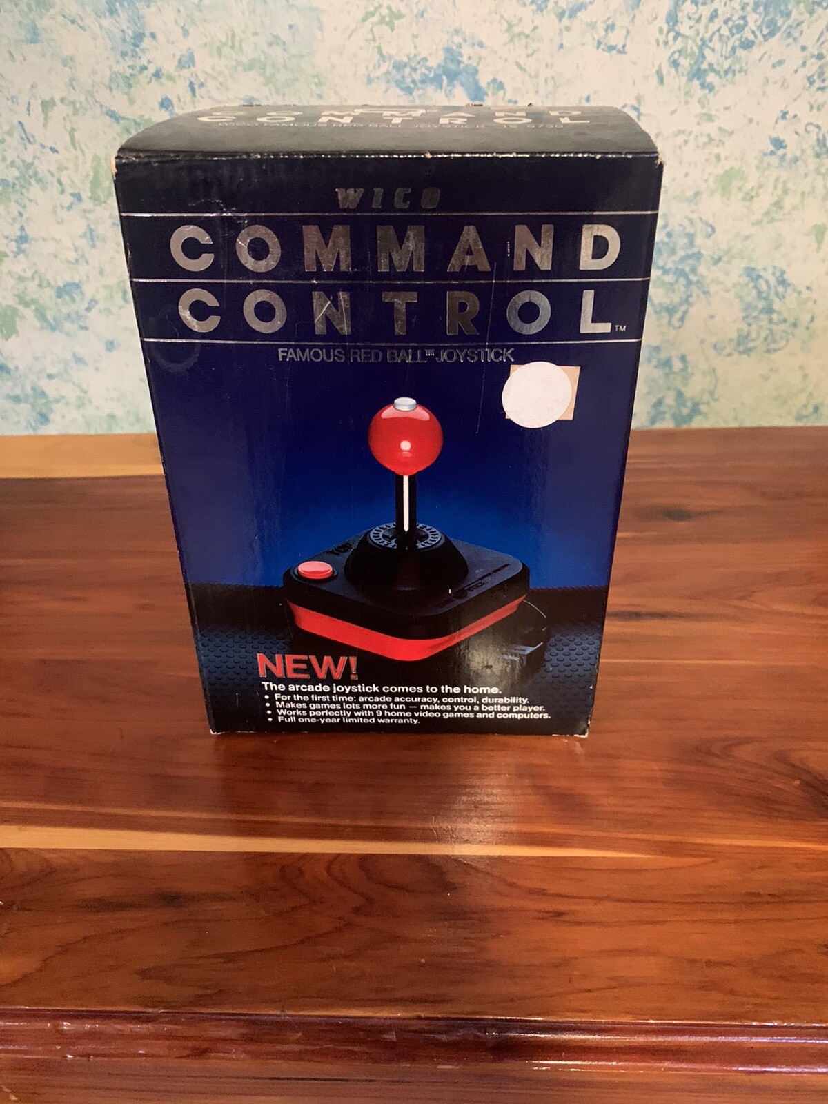 WICO Command Control Atari 2600 Red Ball Joystick Controller in Box ...
