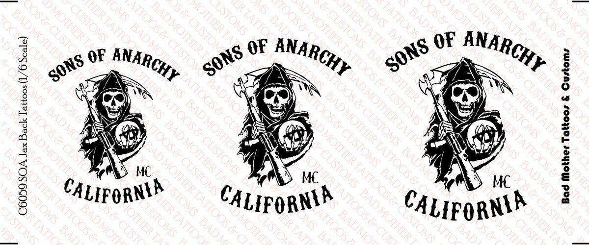 Sons Of Anarchy Tattoos Graphics SONS OF ANARCHY SEASONS 6 & 7 (2015)