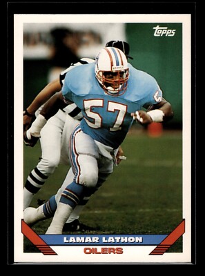1993 Topps #398 Lamar Lathon (EX)(FTB) | eBay