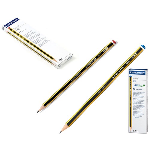12 Pencils 2Hb 3H Lead Graduated Pencil Staedtler 120 Noris Drawing ...