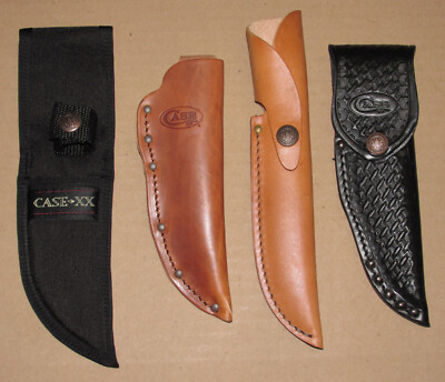 lot of 4 Case XX fixed blade hunting knife sheaths only | eBay