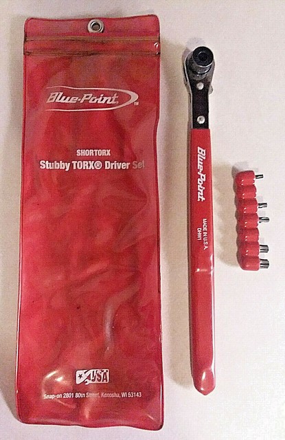 Blue Point Wrench Ratcheting Bit Reversible 5/16" Hex Drive DHW1 Red ...