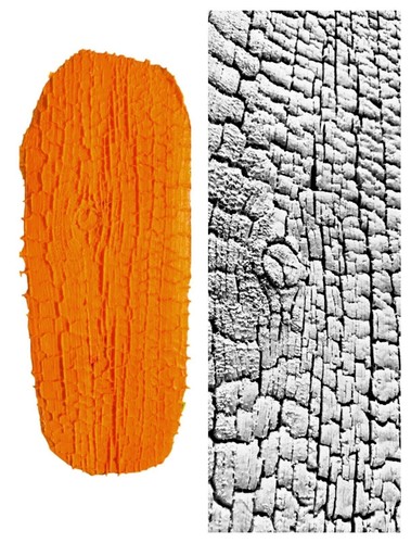 Vertical Concrete wood Stamp Cement rubber mold Texture stamp | eBay