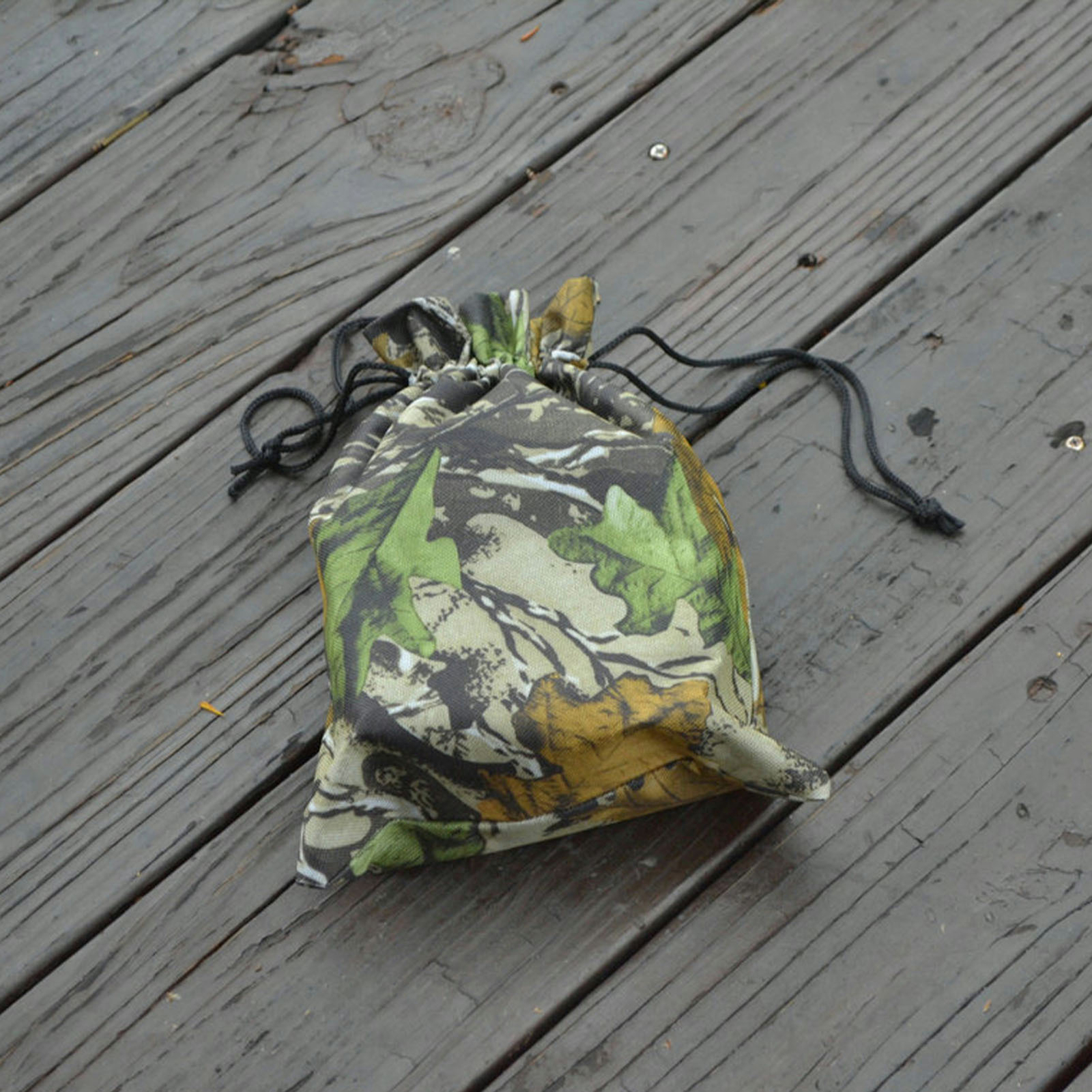 Outdoor Camouflage Drawstring Bag Pouch Hunting Camping School Sports ...