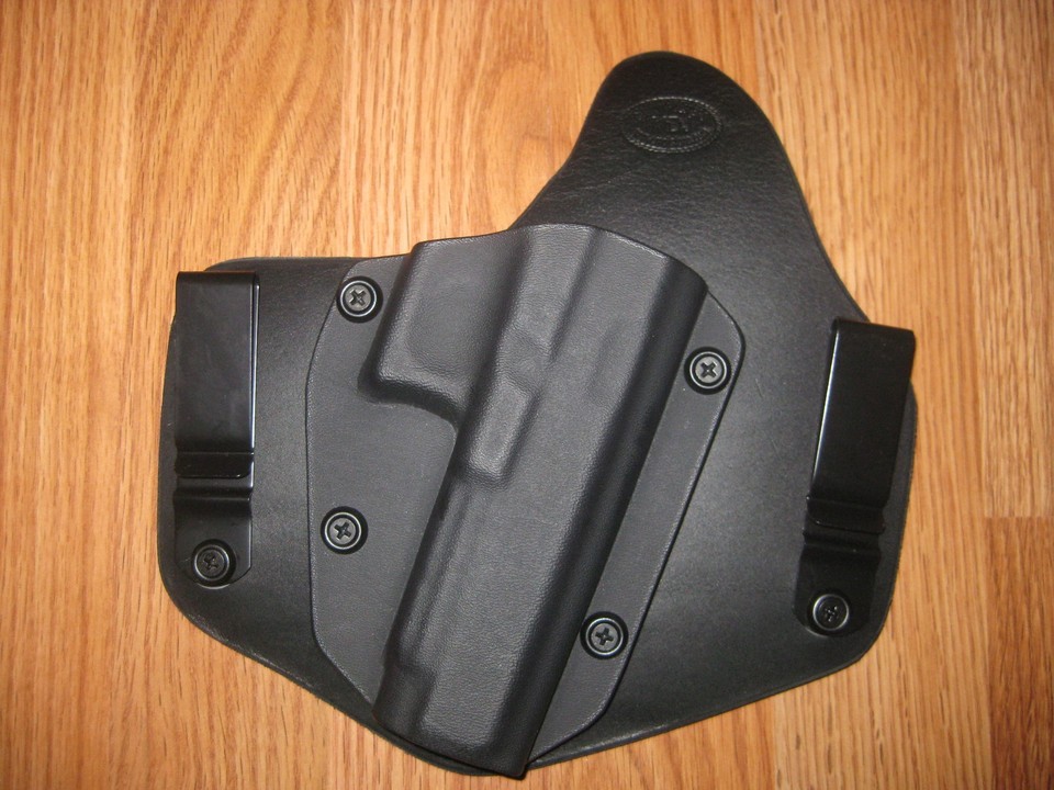 IWB Kydex/Leather Hybrid Holster with adjustable retention for Glock | eBay