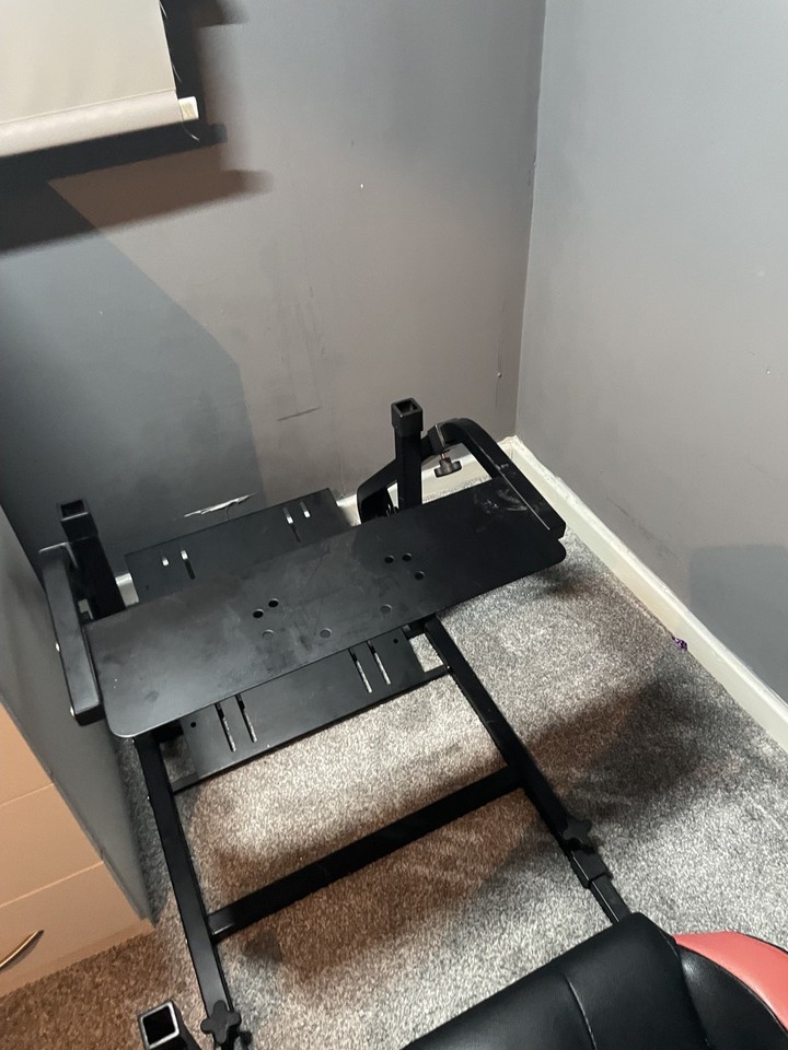 GT OMEGA RACING Full Sim Racing Cockpit Wheel Stand and Pedal Mount ...