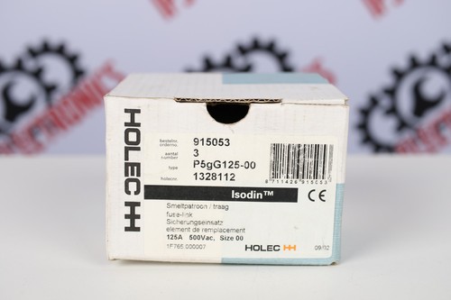 HOLEC ISODIN P5gG125-00 1328112 gG/gt 125A (3X BUNDLE) (FUSE-LINK) | eBay