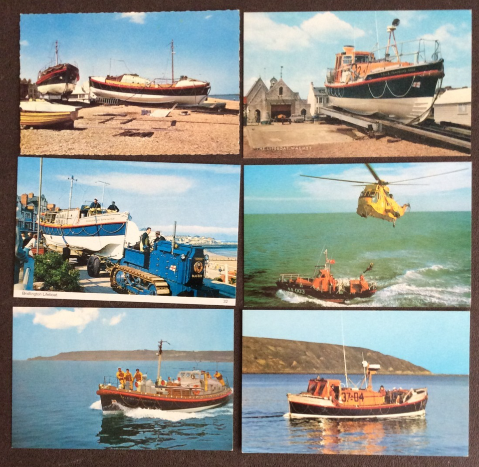 Lifeboats - 30 coloured postcards, circa 1960's to 2010's | eBay UK