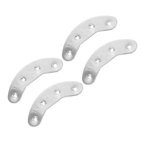 2 Pairs Metal Sole Anti-wear Sheet Man Boot Heel Plates Repair for ...