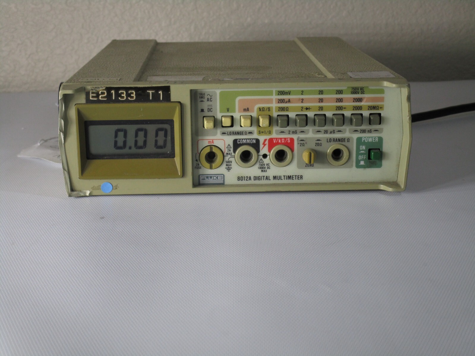 FLUKE 8012A Digital Multimeter 3.5 POWERS ON | eBay