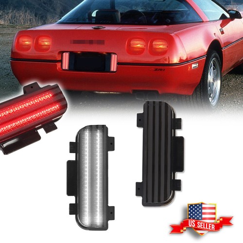 2x Smoke White LED Rear Tailgate Reverse Backup Lights For 1984-1990 ...