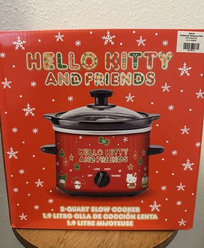 NEW Hello Kitty And Friends Christmas 2 QT Crockpot Slow Cooker From ...