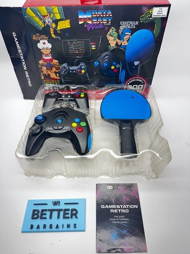 My Arcade Gamestation Retro Plug & Play Console w/ 3 Controllers & 300 ...