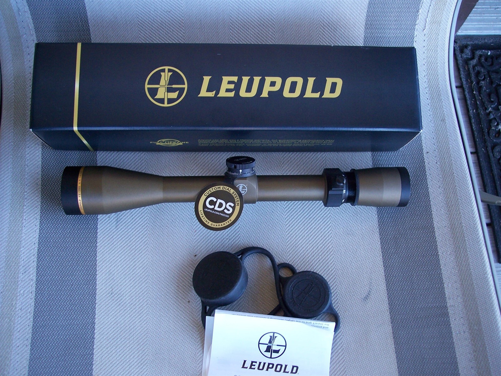 Leupold Burnt Bronze VX-3HD RifleScope 4.5-14X40 CDS ZL Wind Plex ...