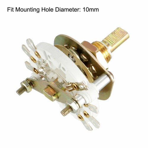 2P3T 2 Pole 3 Position Selectable 1Deck Band Channel Rotary Switch ...