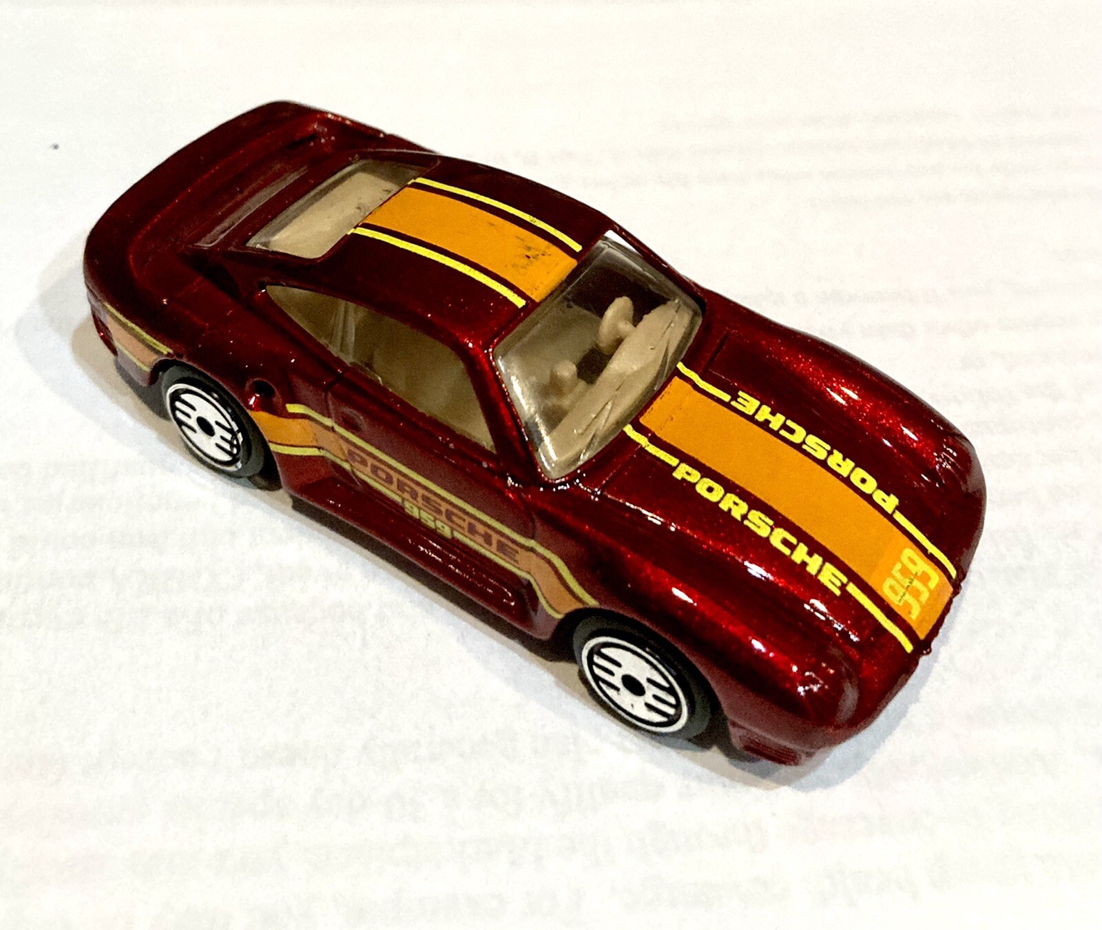 🏁 Hot Wheels Vintage 1987 Candy Apple Red Porsche 959 🏁 | eBay