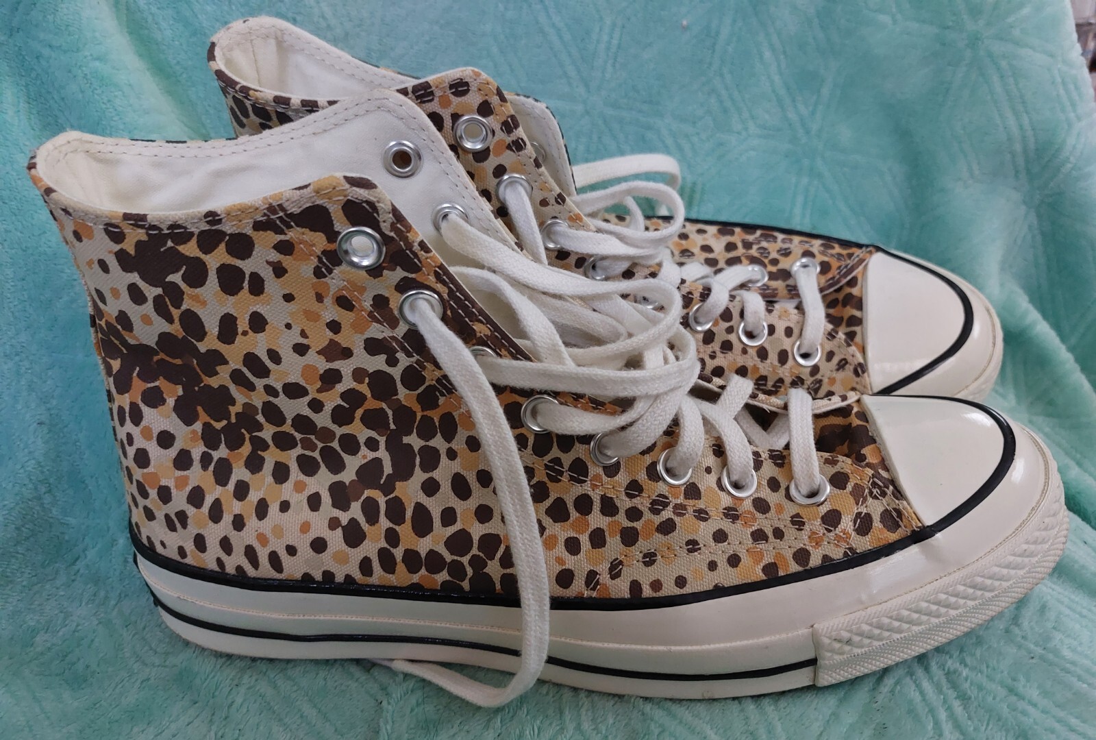 Converse 70 Hi Animal Print Shoes Sneakers Mens Size 8.5 Womens 10.5 | eBay
