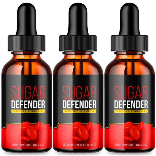 (3 Pack) Sugar Defender, Sugar Defender Blood Sugar Support Supplement ...