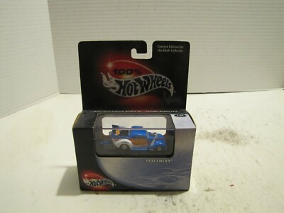 HOT WHEELS 100% 1937 CHEVY BLUE HOT WHEELS IN BOX | eBay
