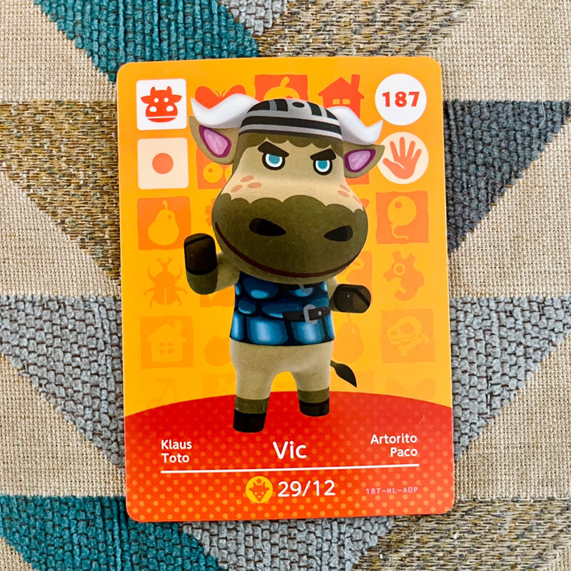 !SUPER SALE! Vic # 187 Animal Crossing Amiibo Card Horizons Series 2 ...