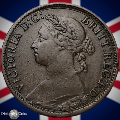 Great Britain 1888 Farthing 1/4d GB4254 | eBay