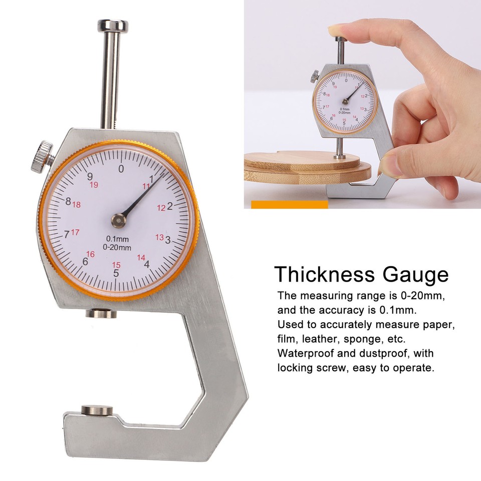 Thickness Gauge Micrometer Meter 0‑20Mm 0.1Mm Resolution Measuring Tool ...