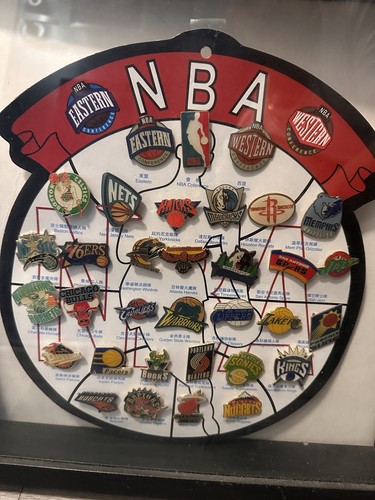 NBA All Teams badges pins rubber 33 pcs | eBay
