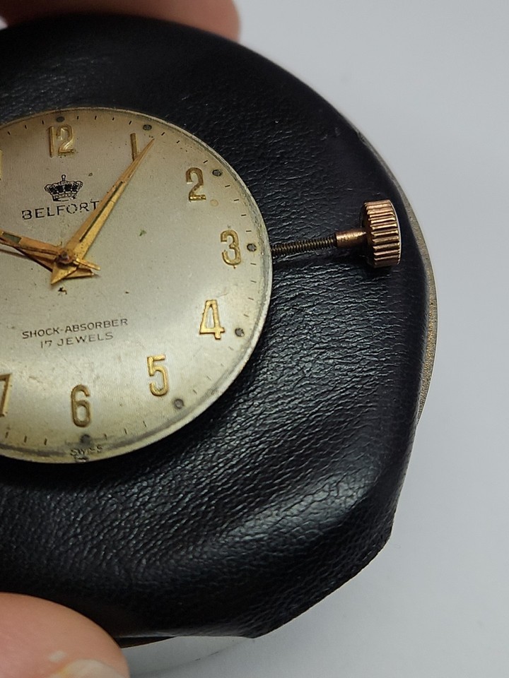 Vintage Belforte Model 11K 2F Manual Wind Watch Movement FOR PARTS ...