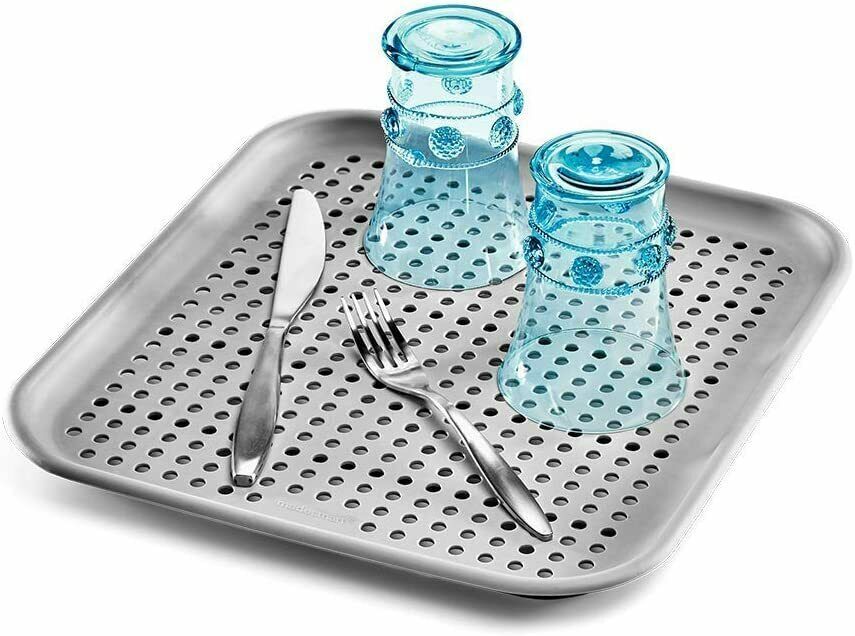Madesmart Elevated Sink Mat Dish Glassware Drying Kitchen Sink ...