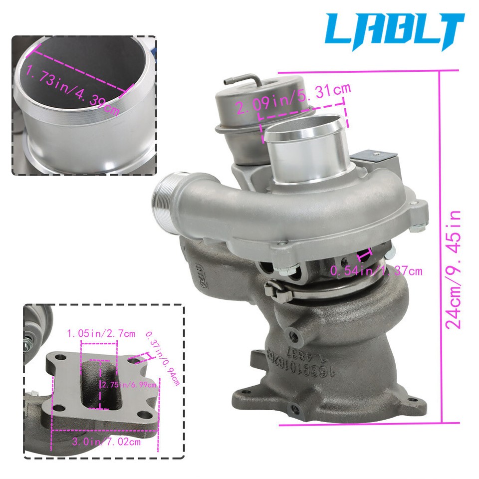 LABLT Turbo Turbocharger For 2014-2020 Ford Fusion Escape 1.5L B0BG ...
