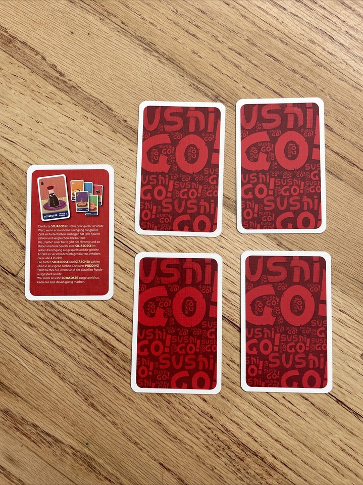 Sushi Go!: Soy Sauce Promo Cards Brand New ZOCH version German | eBay