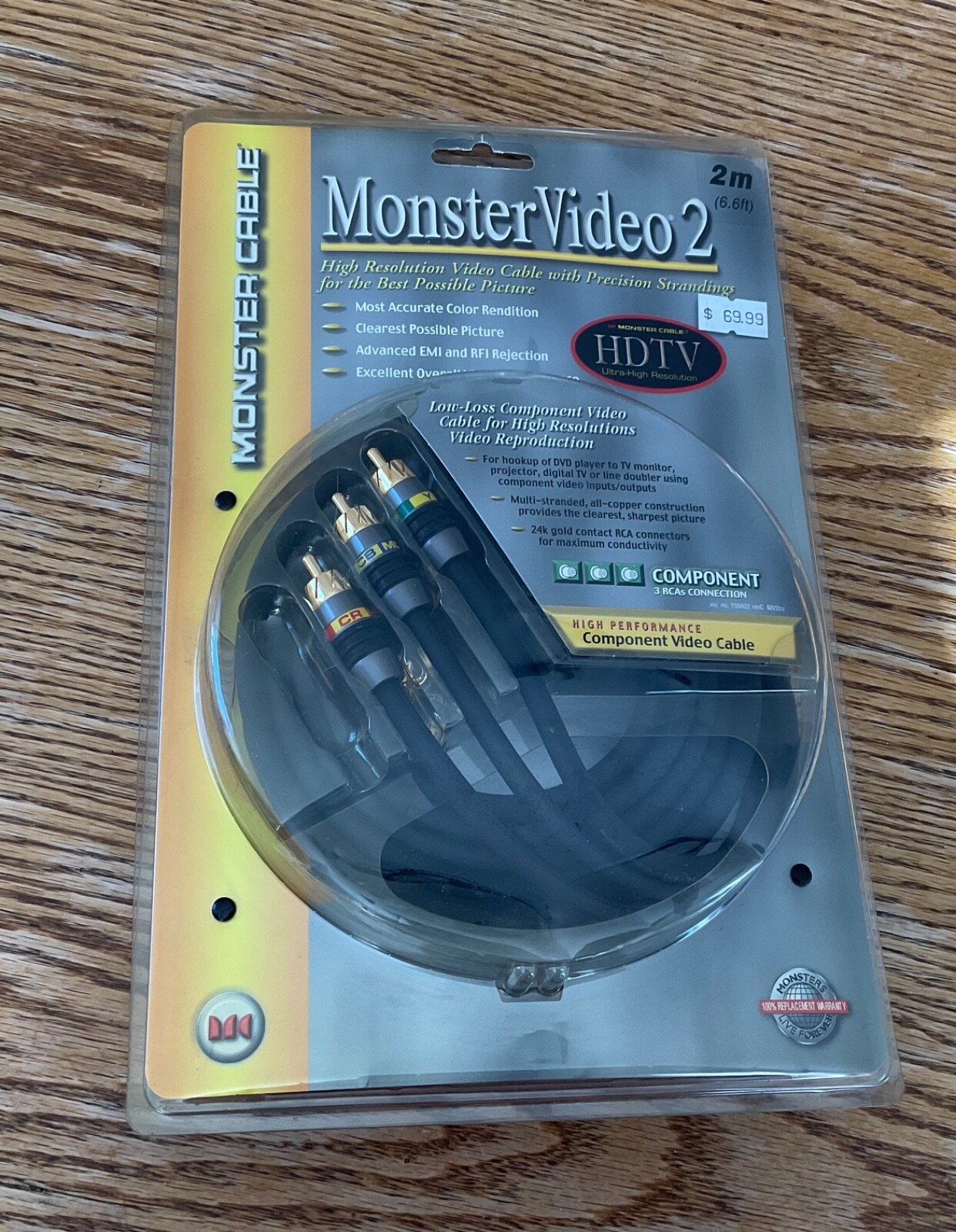Monster Cable Monster Video 2 Component Video Interconnect, 2m - New | eBay