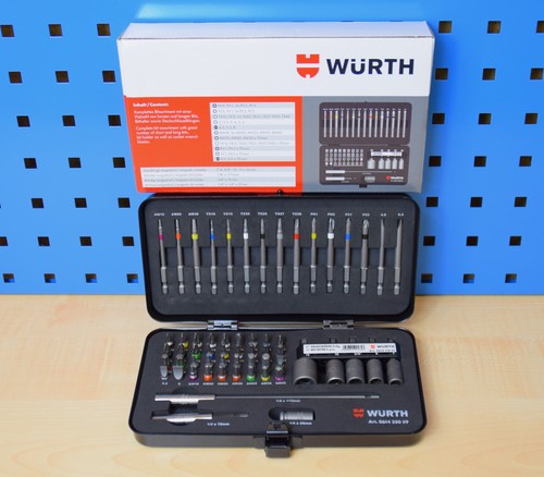 Würth Zebra Bit - Assortment With 59 PC Tool Assorted Bit Set 1/4 ...