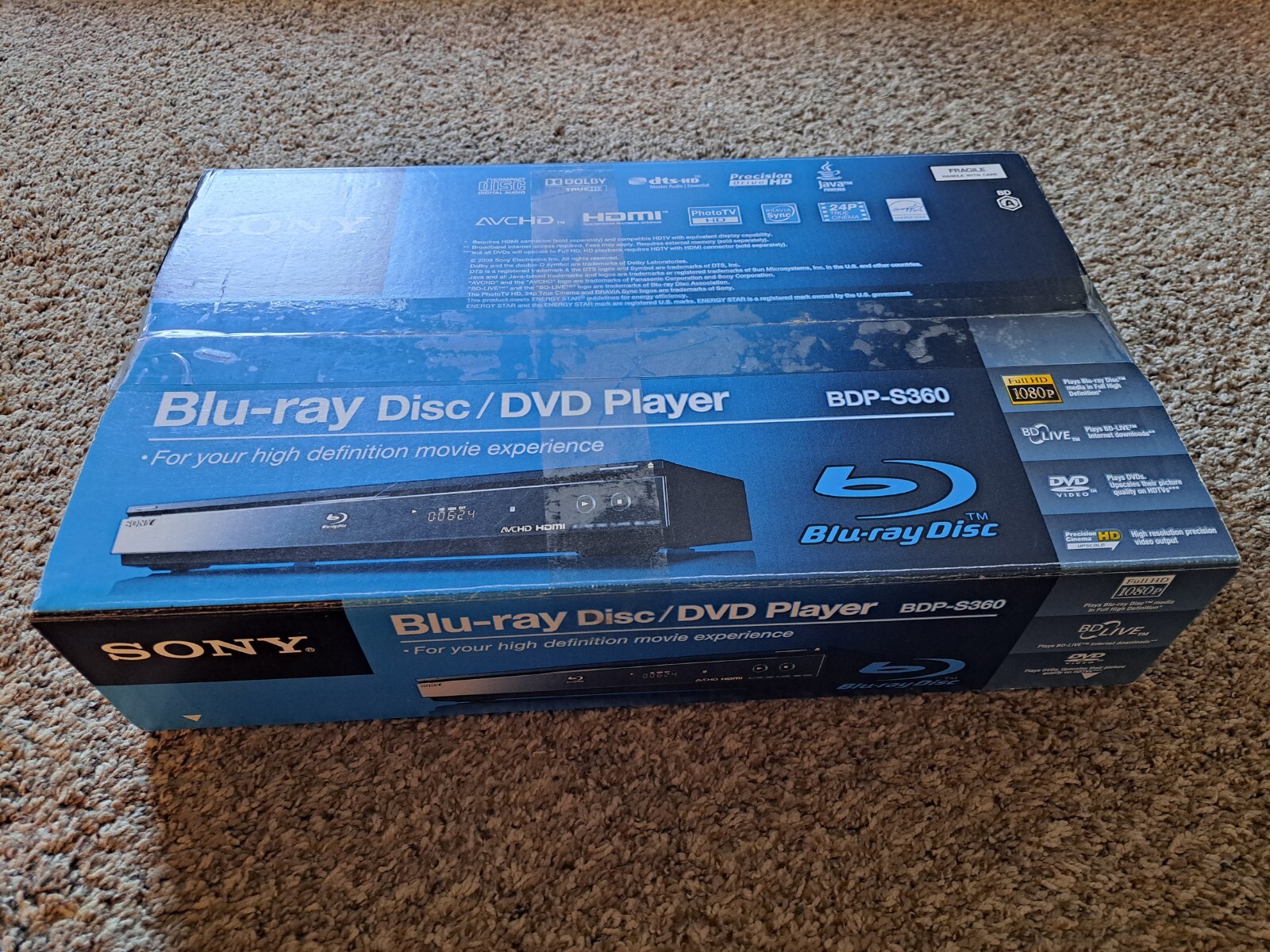 Sony BDP-S360 Blu-Ray Player for sale online | eBay