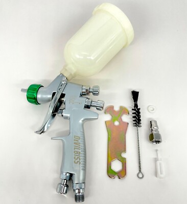 DeVILBISS Mini Spray Gun 250CC Cup Air Paint Spray Gun 1.2mm Nozzle Air ...