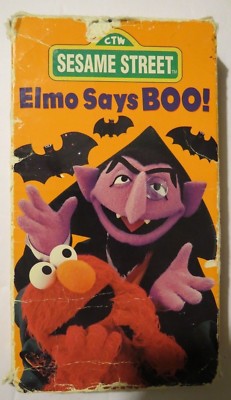 CTW~SESAME STREET~ ELMO SAYS BOO! ~ VHS, 1998 ~ | eBay