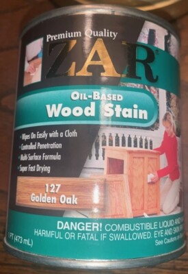 Zar Interior Stain 127 GOLDEN OAK PINT | eBay
