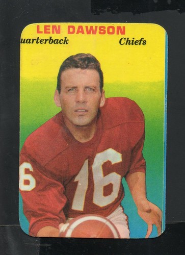 1970 Topps Glossy Football Card #27 Len Dawson-Kansas City Chiefs. | eBay