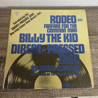 Sonic Technology "Direct Pressed Disc" Copland, Rodeo, BILLY, STC 200 ...