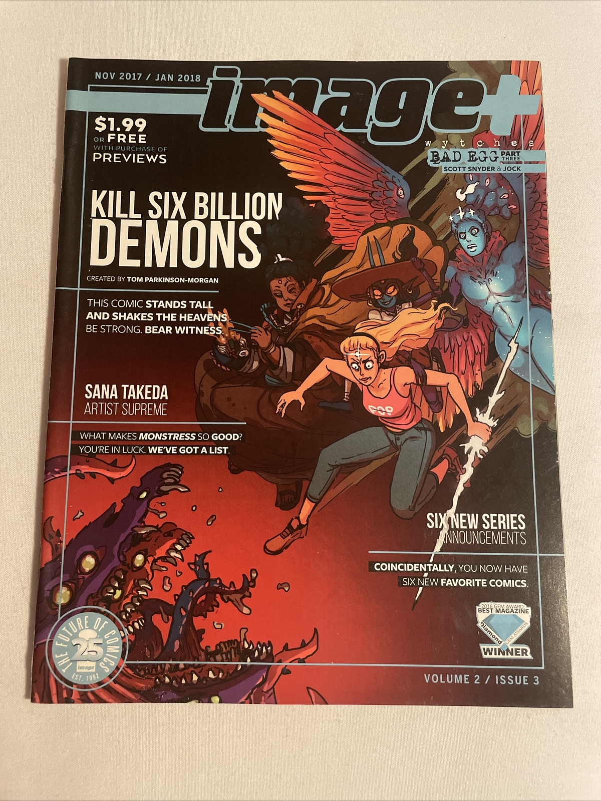 2017-18 Nov/Jan Image+ Magazine, Kill Six Billion Demons (MH249) 2 | eBay