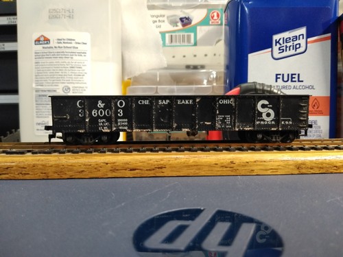 Chesapeake & Ohio/C&O 40' Gondola HO Scale Hornhook Mantua Car #36003 ...